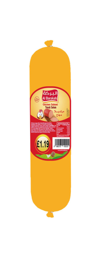 AL BARAKA SALAMI CHICKEN 24x450g – Goodiesfood